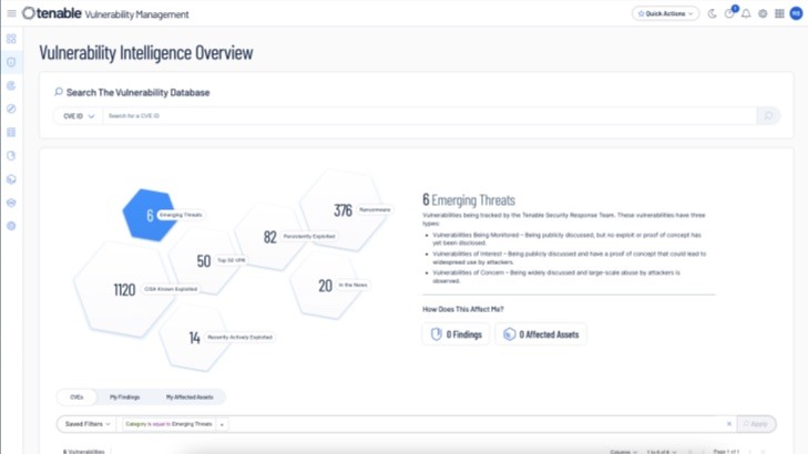 Tenable Vulnerability Intelligence
